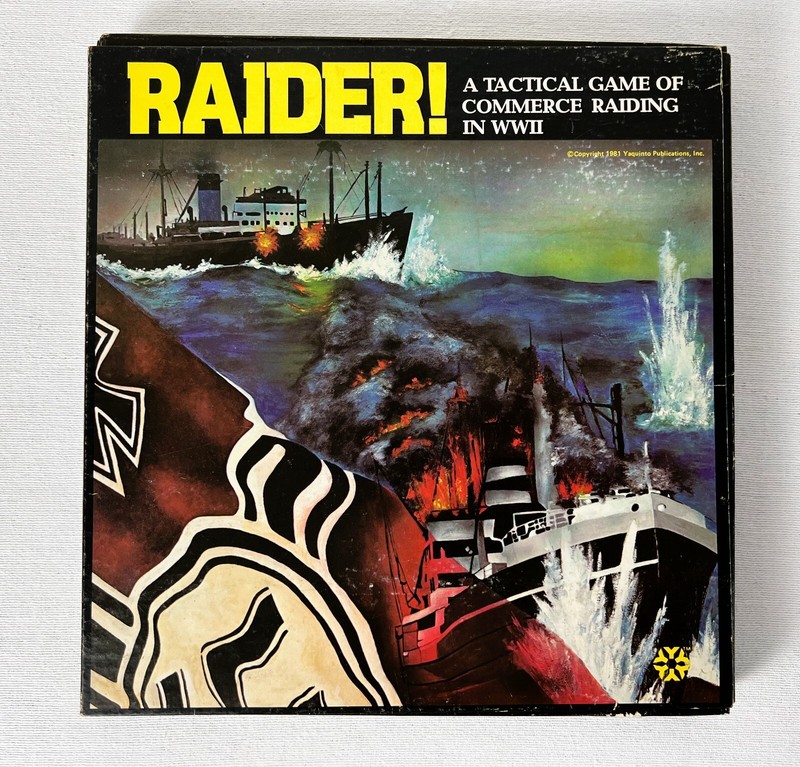 Raider!: A Tactical Game of Commerce Raiding in WWII (1981) Board Game ...