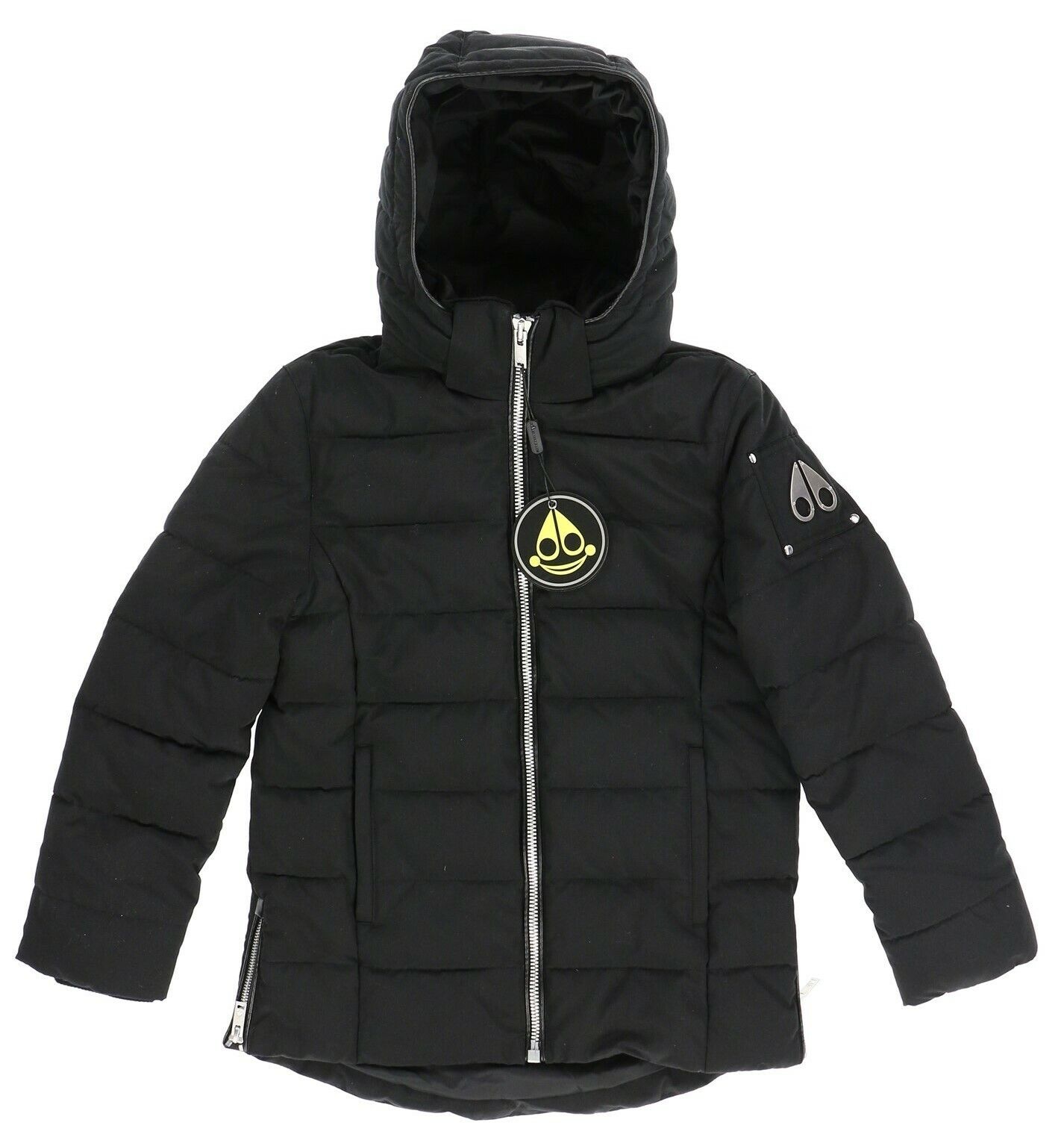 Moose Knuckles 247704 Kids Girls Hooded Puffer Jacket Black Moose Knuckles 247704 Kids Girls Hooded Puffer Jacket Black