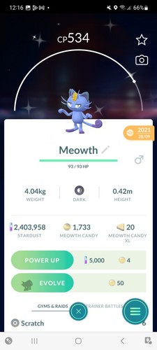 Pokemon Go Shiny MeowthのeBay公認海外通販｜セカイモン