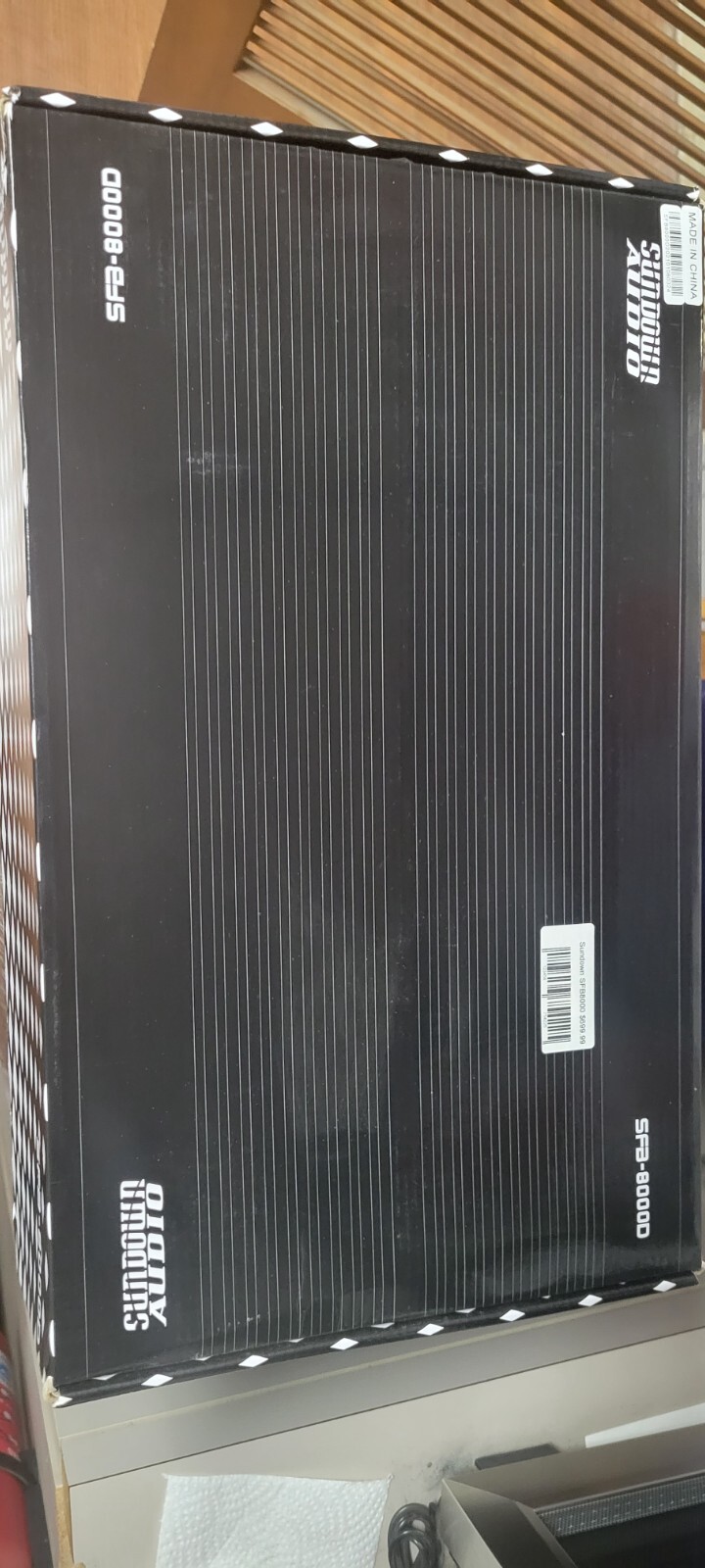 SUNDOWN AUDIO SFB-8000D MONOBLOCK 8100W RMS SUBWOOFERS CLASS