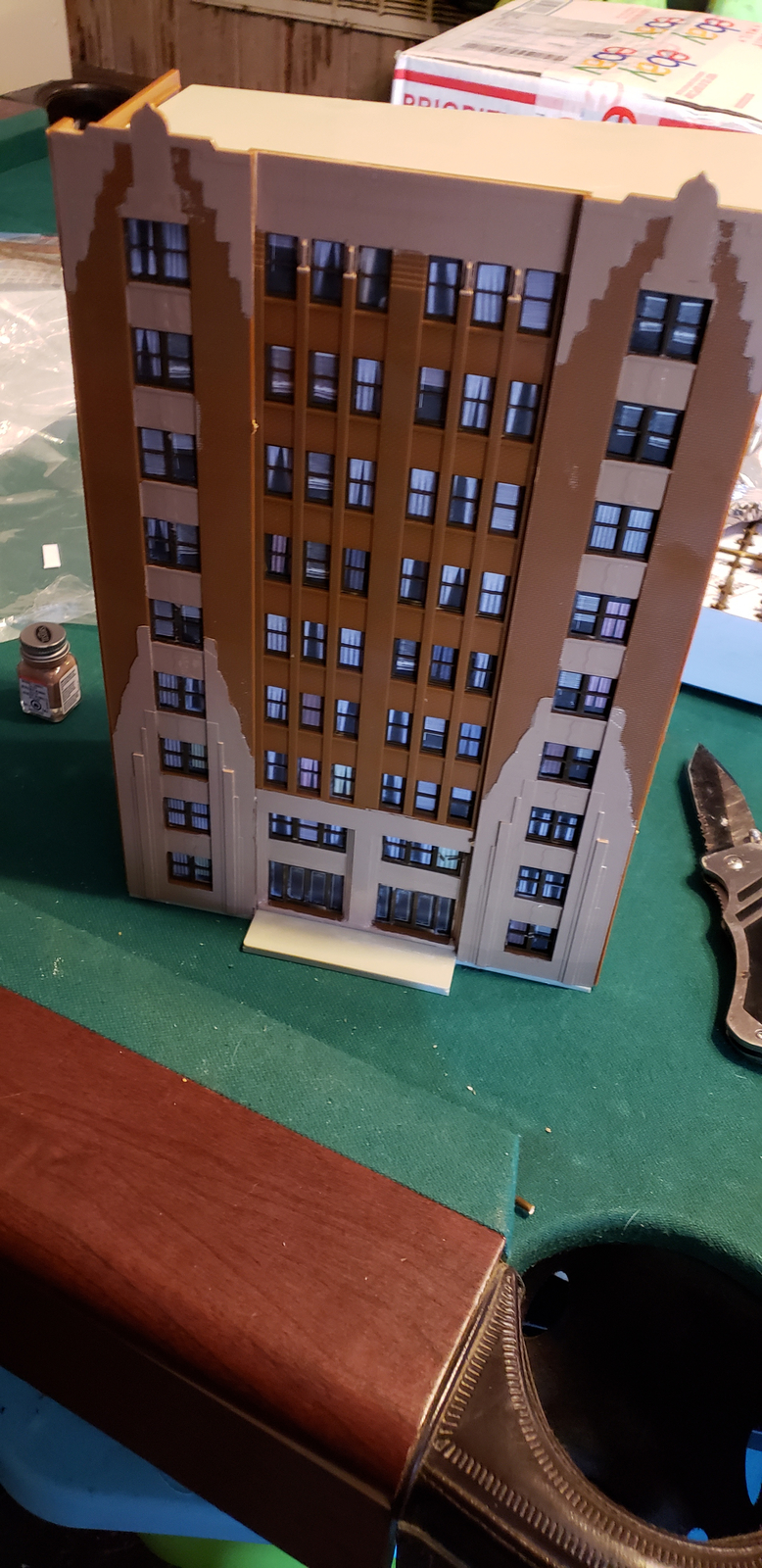 Walthers 933-3770 City Apartment Background Building Kit HO Scale Train ...