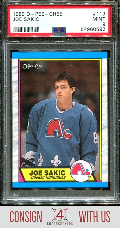 Joe Sakic Hockey Cards