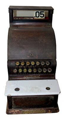 Cash Register, Adding Machines - Antique National Cash Register Model