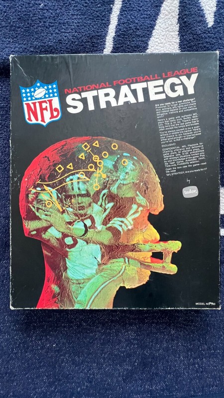 NFL Strategy (1970) Board Game – Board Game Guys