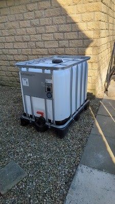 IBC 600 Litre Plastic Water Tank Food Grade with Tap | eBay UK