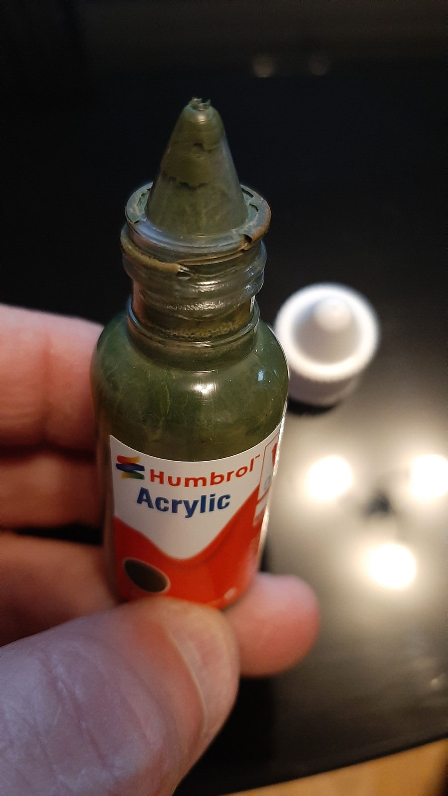 Humbrol DB0102 No.102 Army Green Matt 14ml Acrylic Paint Dropper Bottle ...