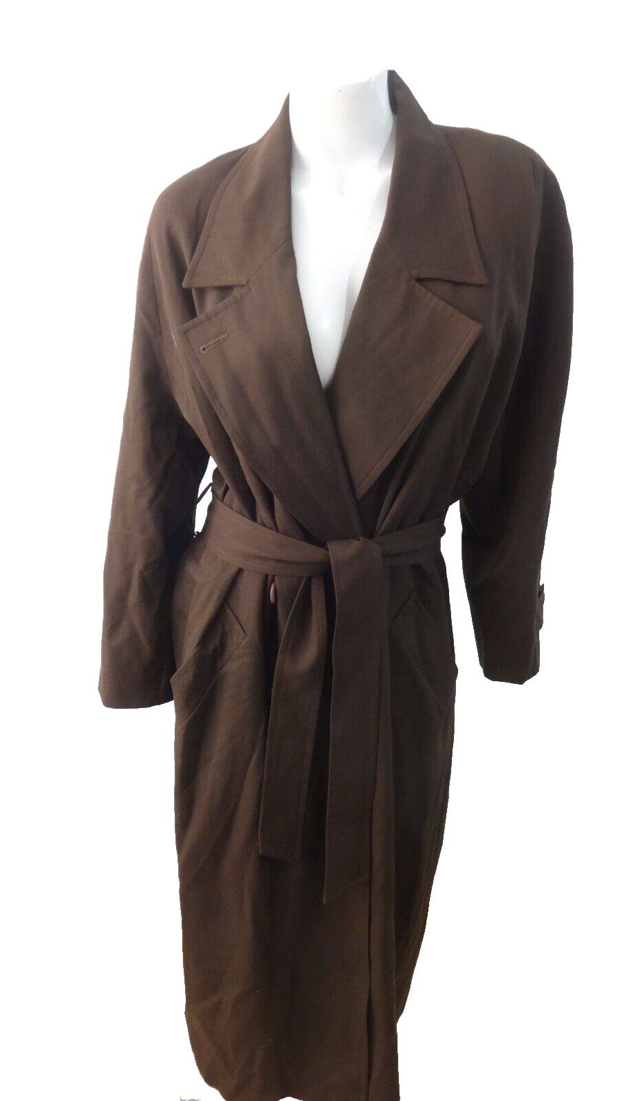 Paul Stanley Women's Brown Wool Trench Coat Size 10 | eBay Paul Stanley Women's Brown Wool Trench Coat Size 10 | eBay