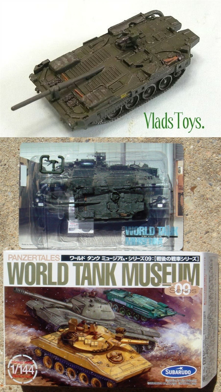 Takara 1:144 WTM World Tank Museum 9 Strv.103B Type S OD Takara 1:144 WTM World Tank Museum 9 Strv.103B Type S OD