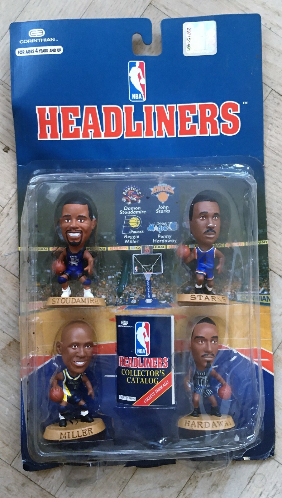 NEW 1996 Corinthian NBA Headliners Action Figure Guards 4-pc NEW 1996 Corinthian NBA Headliners Action Figure Guards 4-pc