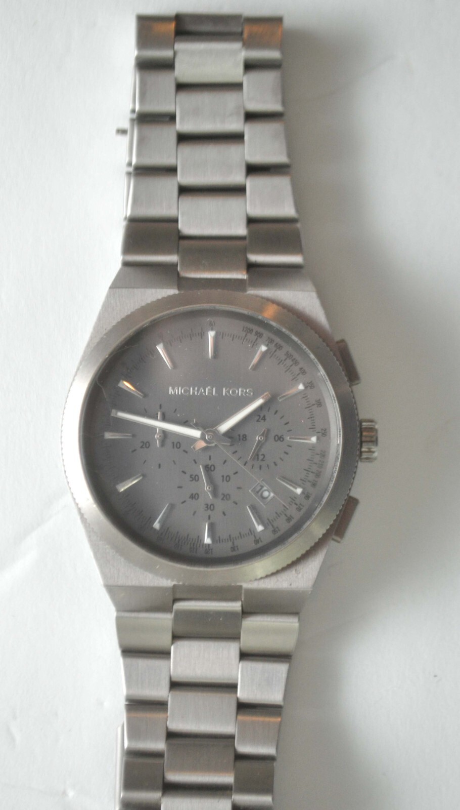 Michael Kors MK8337 Channing Chronograph Gray Dial SS Men's Michael Kors MK8337 Channing Chronograph Gray Dial SS Men's