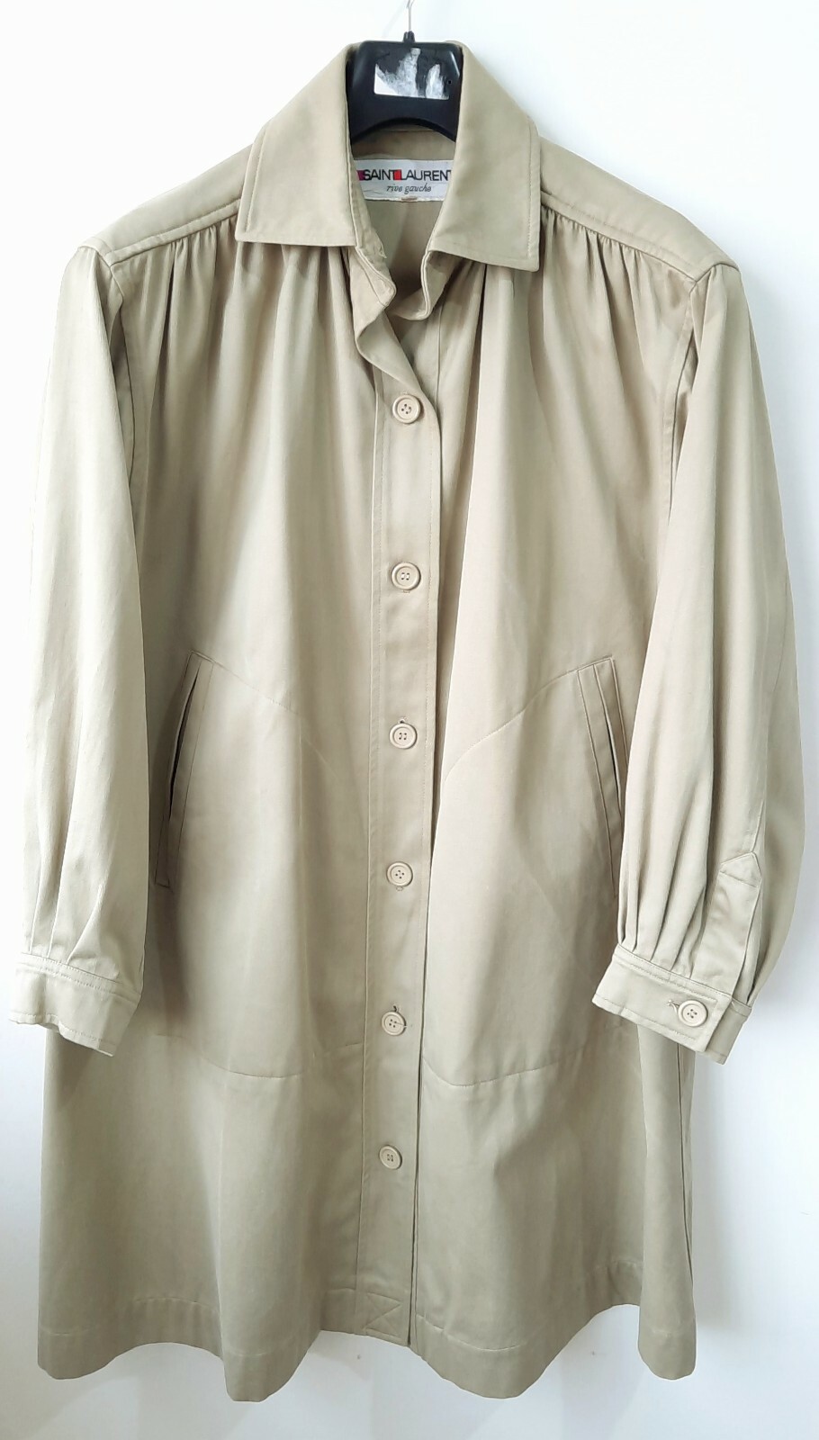 Vintage Yves Saint Laurent Rive Gauche safari jacket coat Vintage Yves Saint Laurent Rive Gauche safari jacket coat
