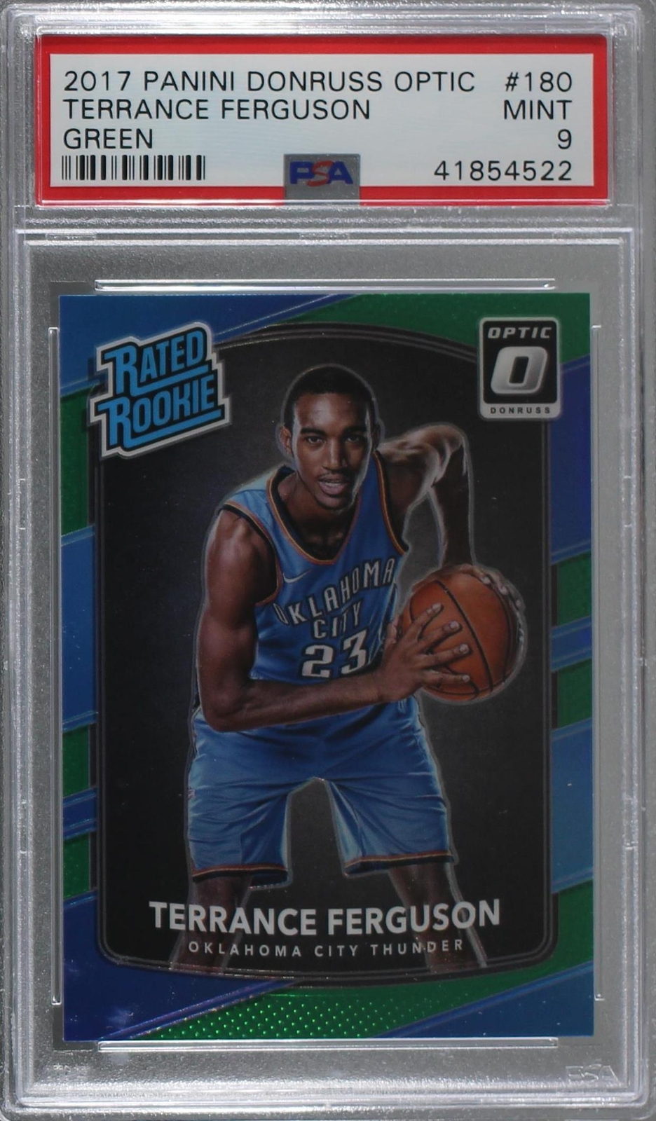 2017-18 Panini Donruss Optic - Rated Rookie Green Prizm #180 Terrance ...
