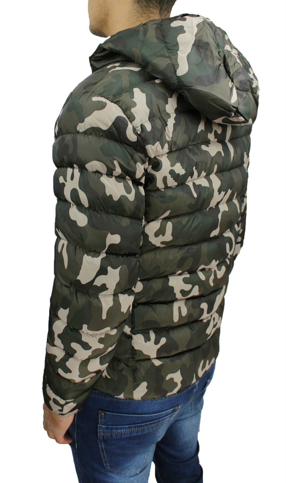 GIUBBOTTO PIUMINO UOMO VERDE MILITARE MIMETICO INVERNALE GIACCA ... GIUBBOTTO PIUMINO UOMO VERDE MILITARE MIMETICO INVERNALE GIACCA ...