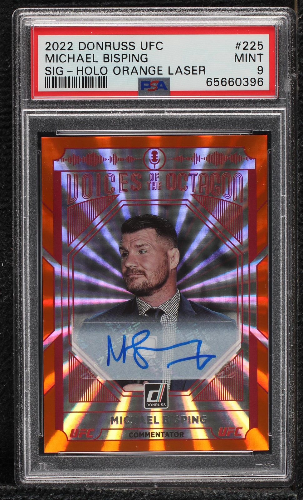 2022 Donruss UFC - Voices of the Octagon Holo Orange Laser Signatures ...