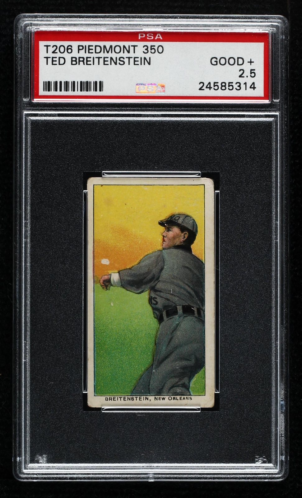 1909-11 T206 - 350 Back Ted Breitenstein (RC) for sale online | eBay