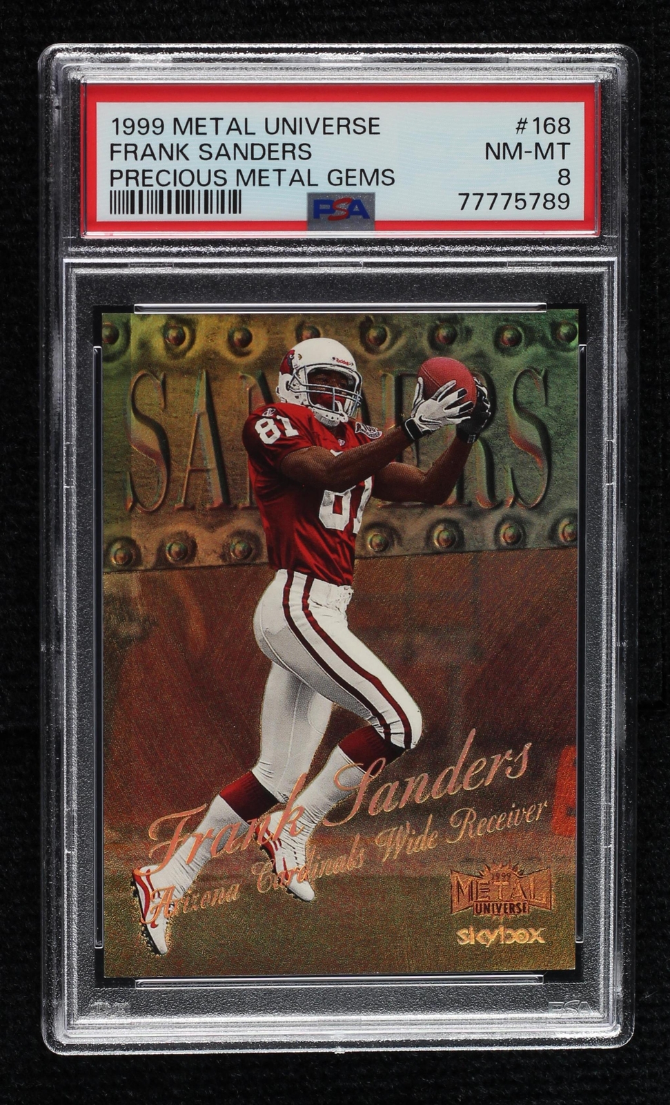 1999 Skybox Metal Universe - Precious Metal Gems #168 Frank Sanders /50 ...