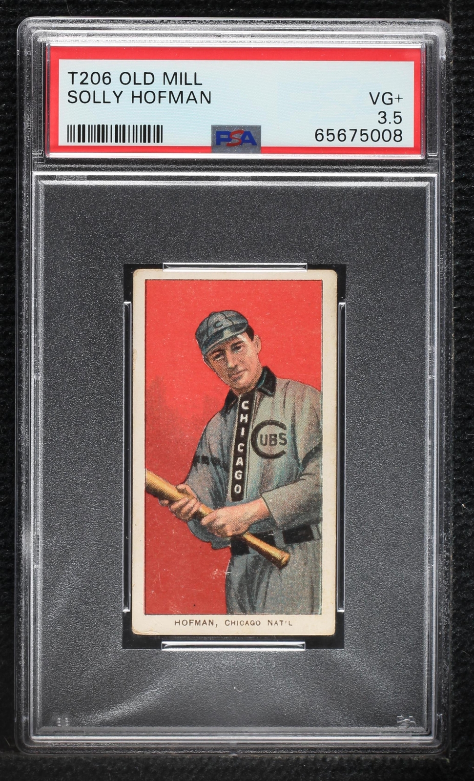 1909-11 T206 - Base Ball Subjects Back Solly Hofman (RC) for sale ...