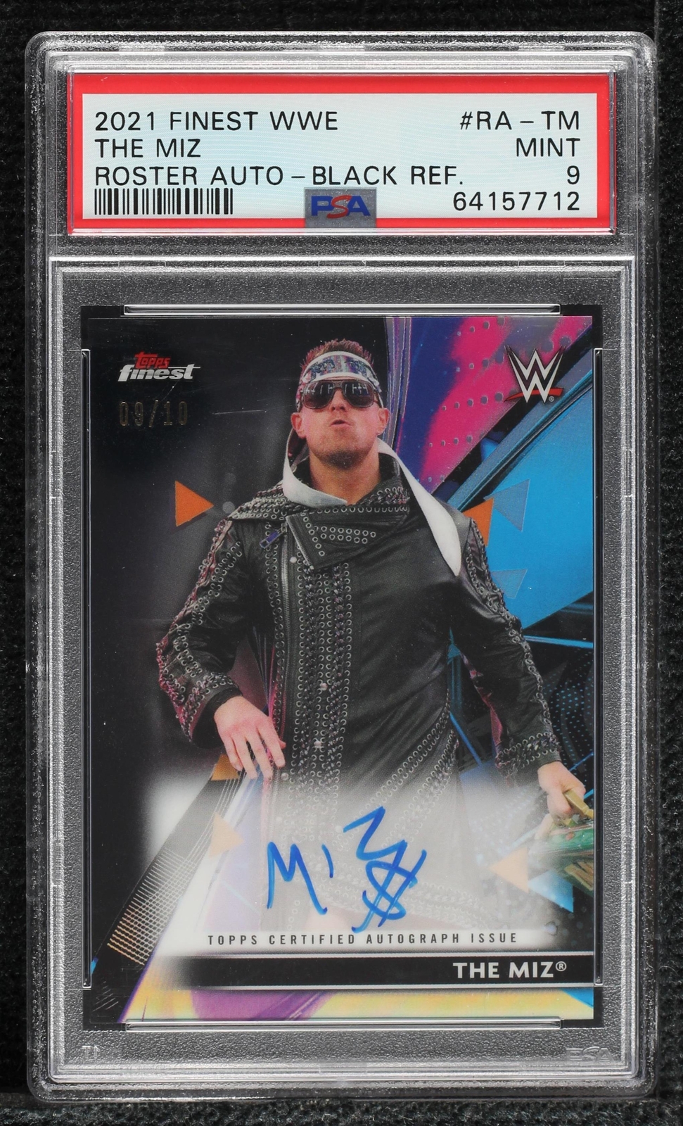 2021 Topps Finest WWE - Roster Autographs Black Refractor #RA-TM The ...