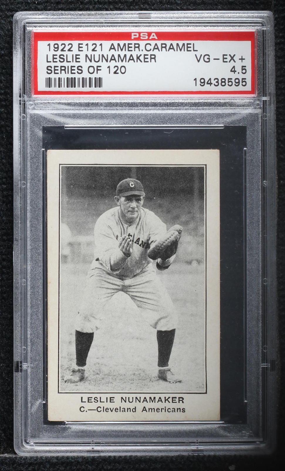 1922 American Caramel Series of 120 - E121 Les Nunamaker (RC) for sale ...