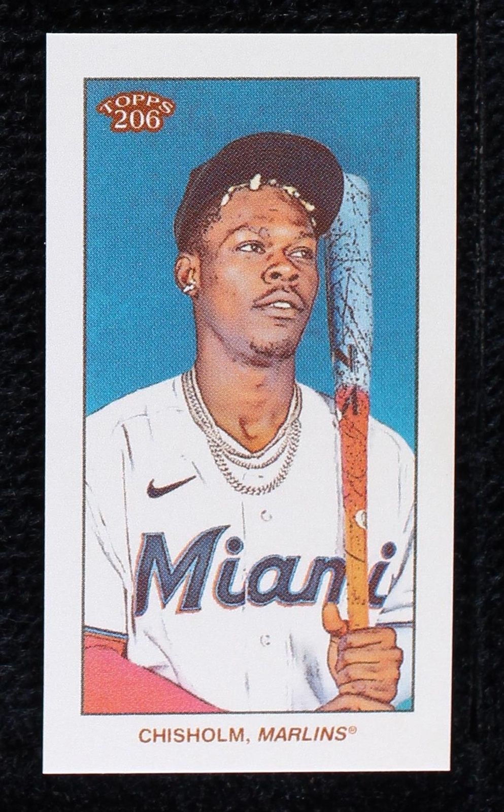 2022 Topps 206 Series 1 - Blank Back #W1-19 Jazz Chisholm for sale ...