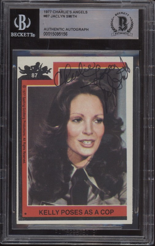 JACLYN SMITH SIGNED 1977 TOPPS CHARLIE'S ANGELS #87 BAS BGS AUTHENTIC AUTOGRAPHのeBay公認海外通販｜セカイモン