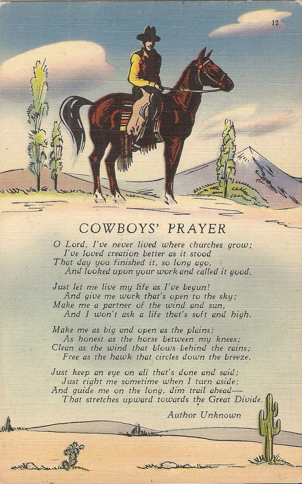 Cowboy Prayer Meeting