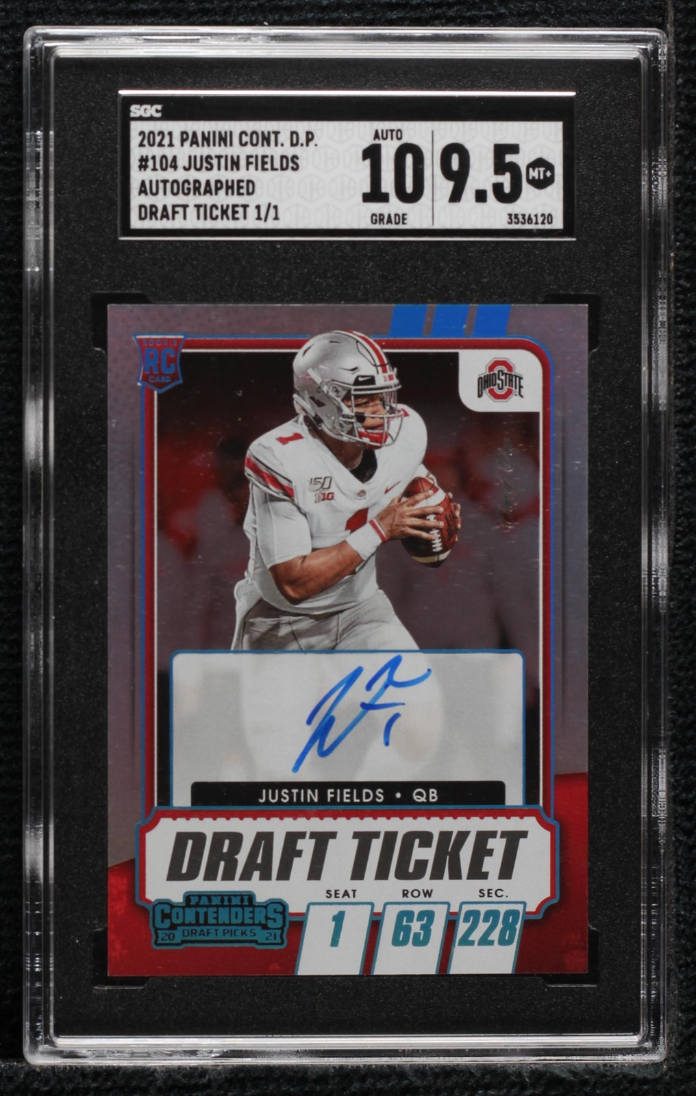 2021 Panini Contenders Draft Picks - RPS College Ticket Autographs ...