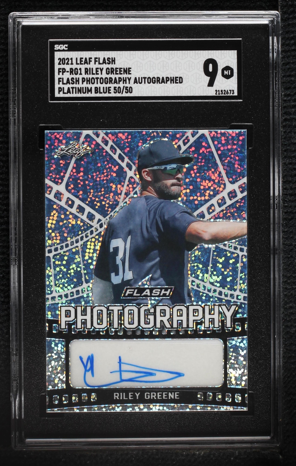 2021 Leaf Flash - Flash Photography Platinum Blue #FP-RG1 Riley Greene /50 (AU, RC) for sale ...