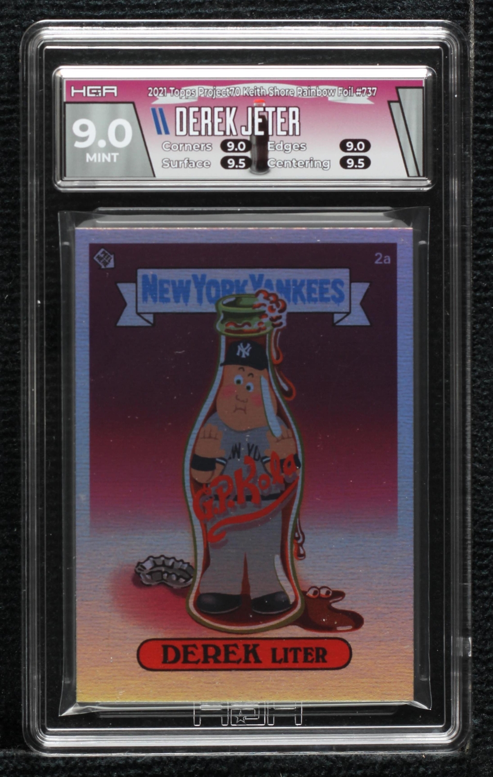 2021 Topps Project 70 - Keith Shore Rainbow Foil 1986 Topps Baseball ...