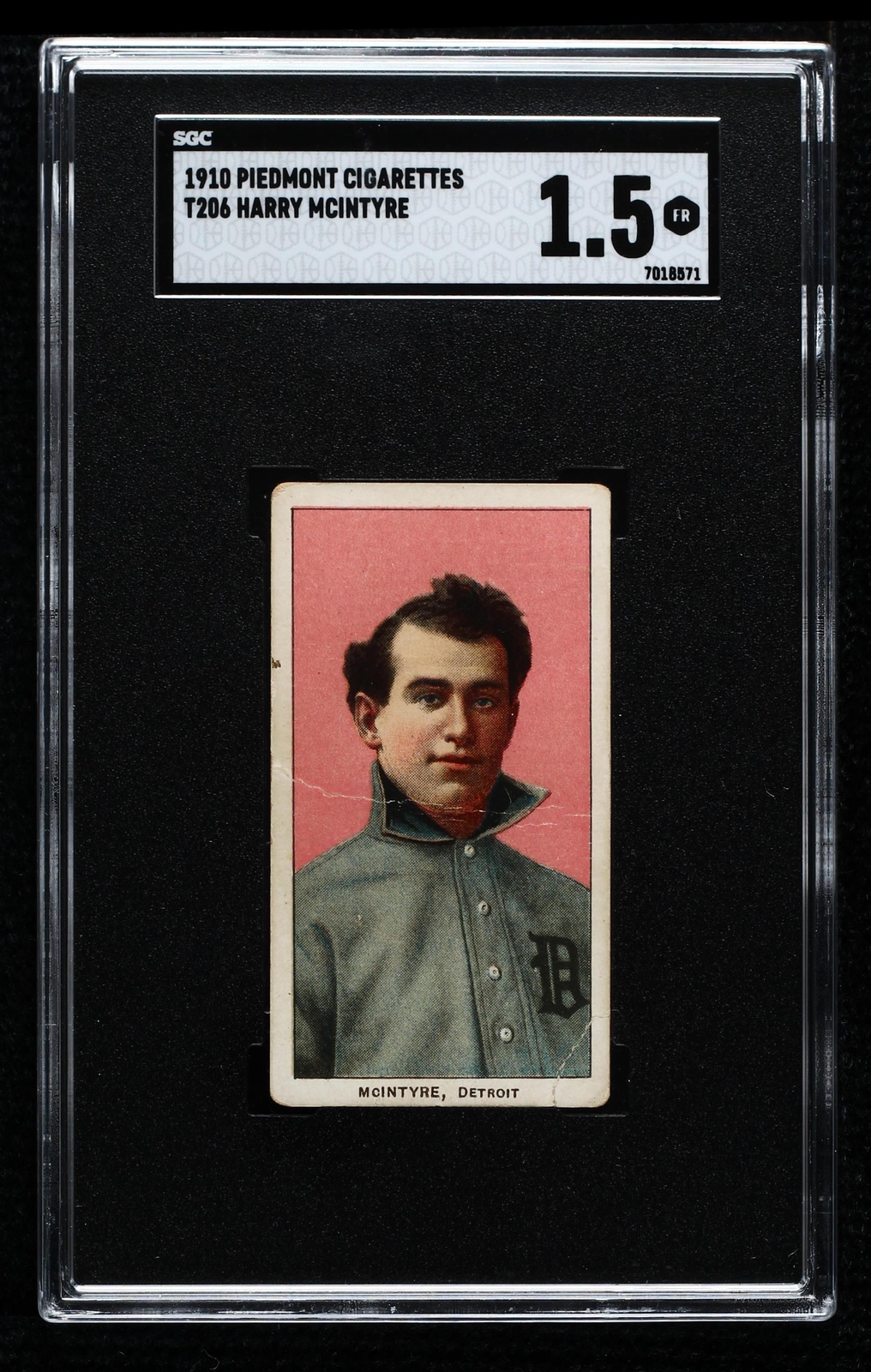 1909-11 T206 - 350 Back Portrait Harry McIntire (RC) for sale online | eBay