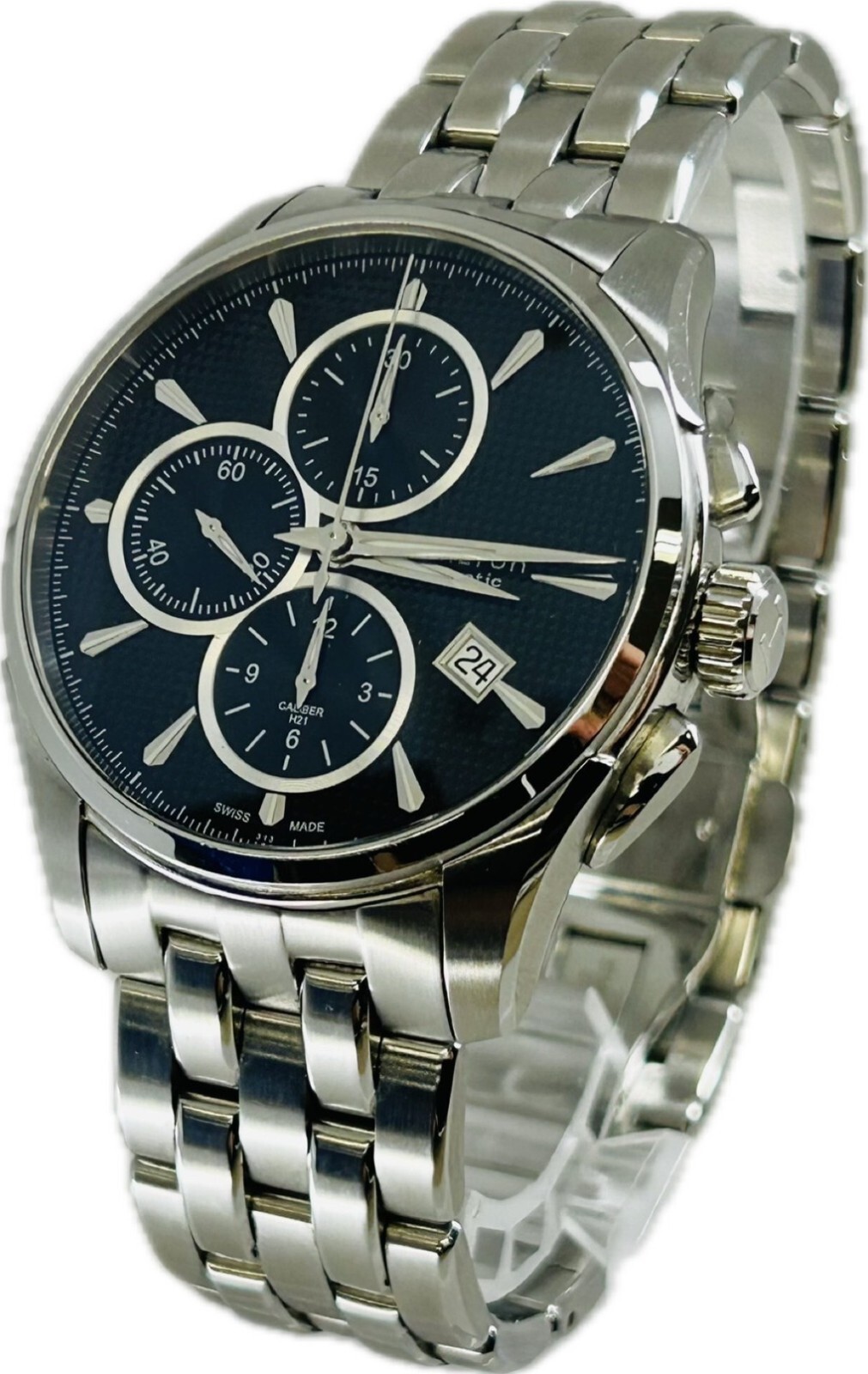 Discount Hamilton Jazz Master Auto Chrono H325961 Mens Watch Discount Hamilton Jazz Master Auto Chrono H325961 Mens Watch