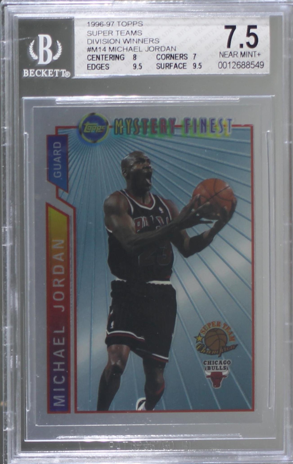 1996-97 Topps - Super Team Champions Mystery Finest Bordered #M14 ...