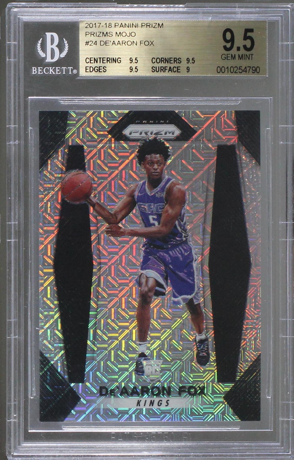 2017-18 Panini Prizm - Mojo Prizm #24 De'Aaron Fox /25 (RC) for sale online | eBay