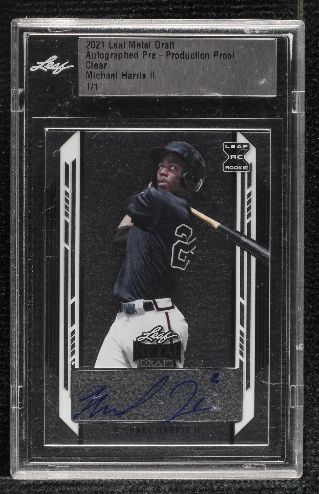 2021 Leaf Metal Draft - Pre-Production Proof Clear #BA-MH1 Michael ...