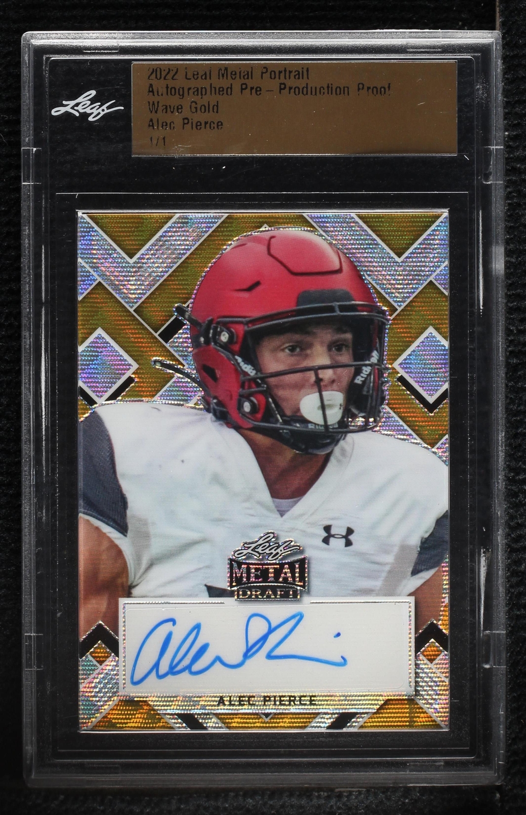 2022 Leaf Metal Draft - Portrait Autographs Pre-Production Proof Gold ...