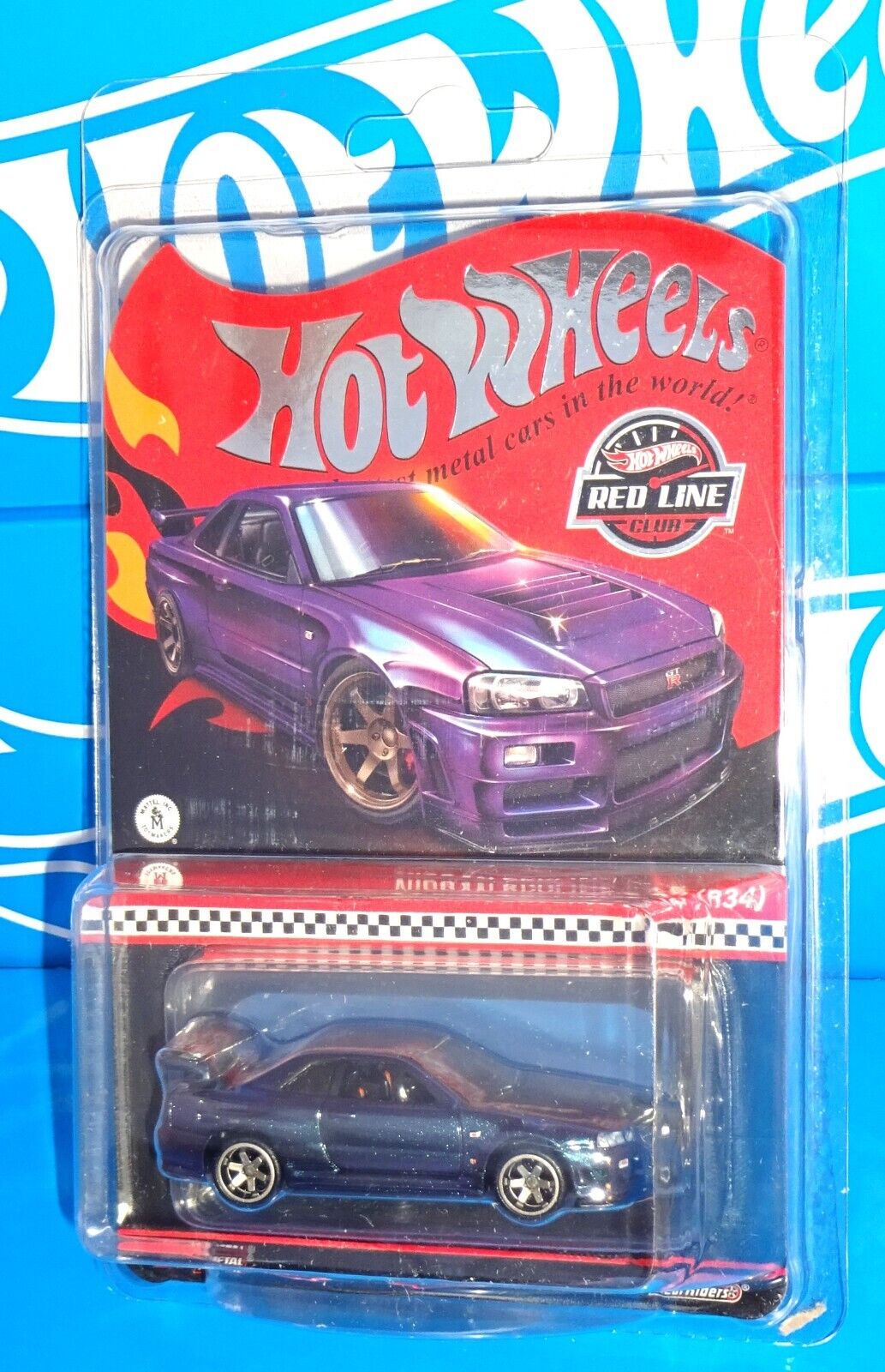 Hot Wheels 2024 Red Line Club Nissan Skyline GT-R (R34 Hot Wheels 2024 Red Line Club Nissan Skyline GT-R (R34