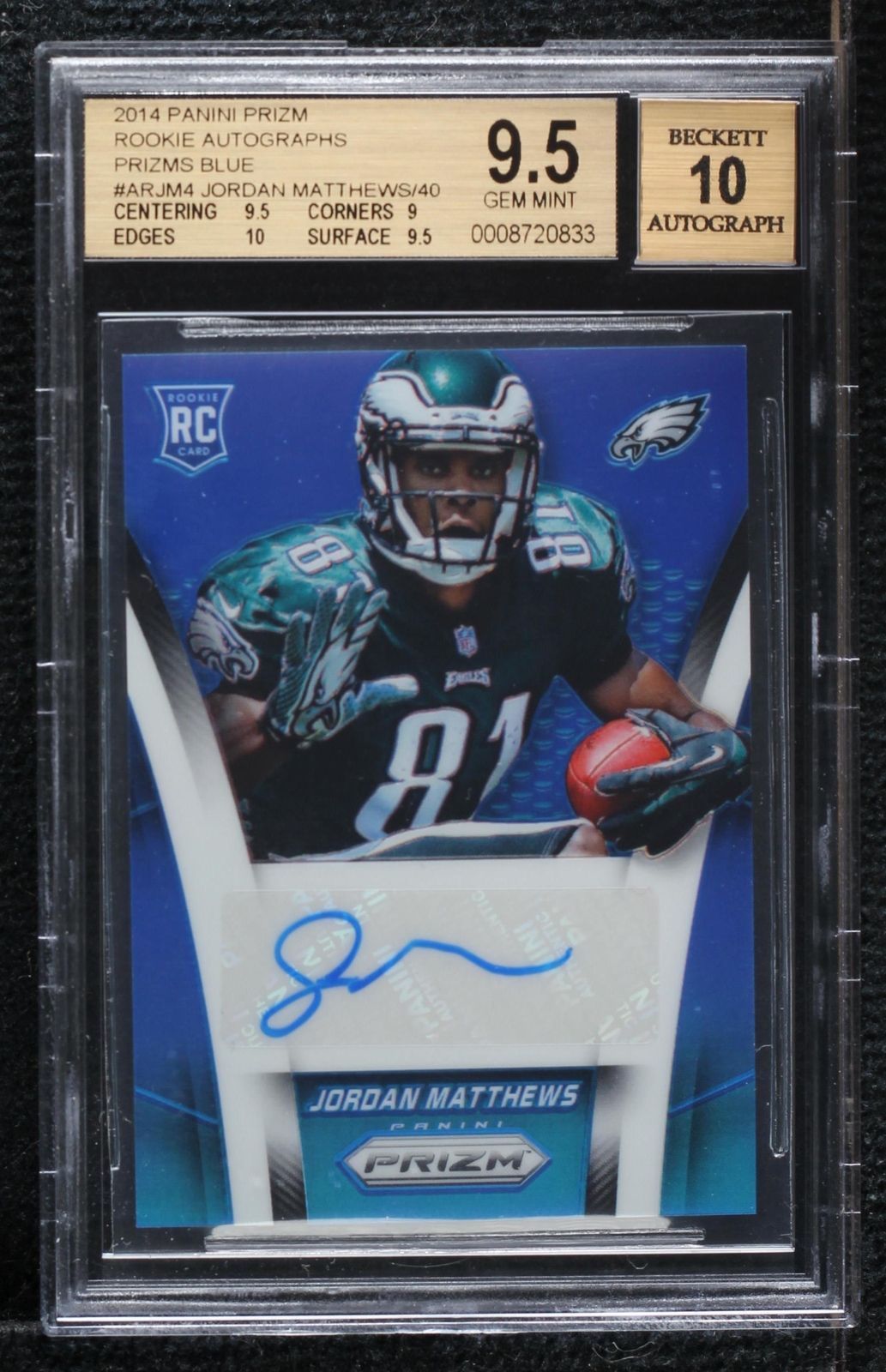 2014 Panini Prizm - Autographed Rookie Blue Prizm #AR-JM Jordan ...