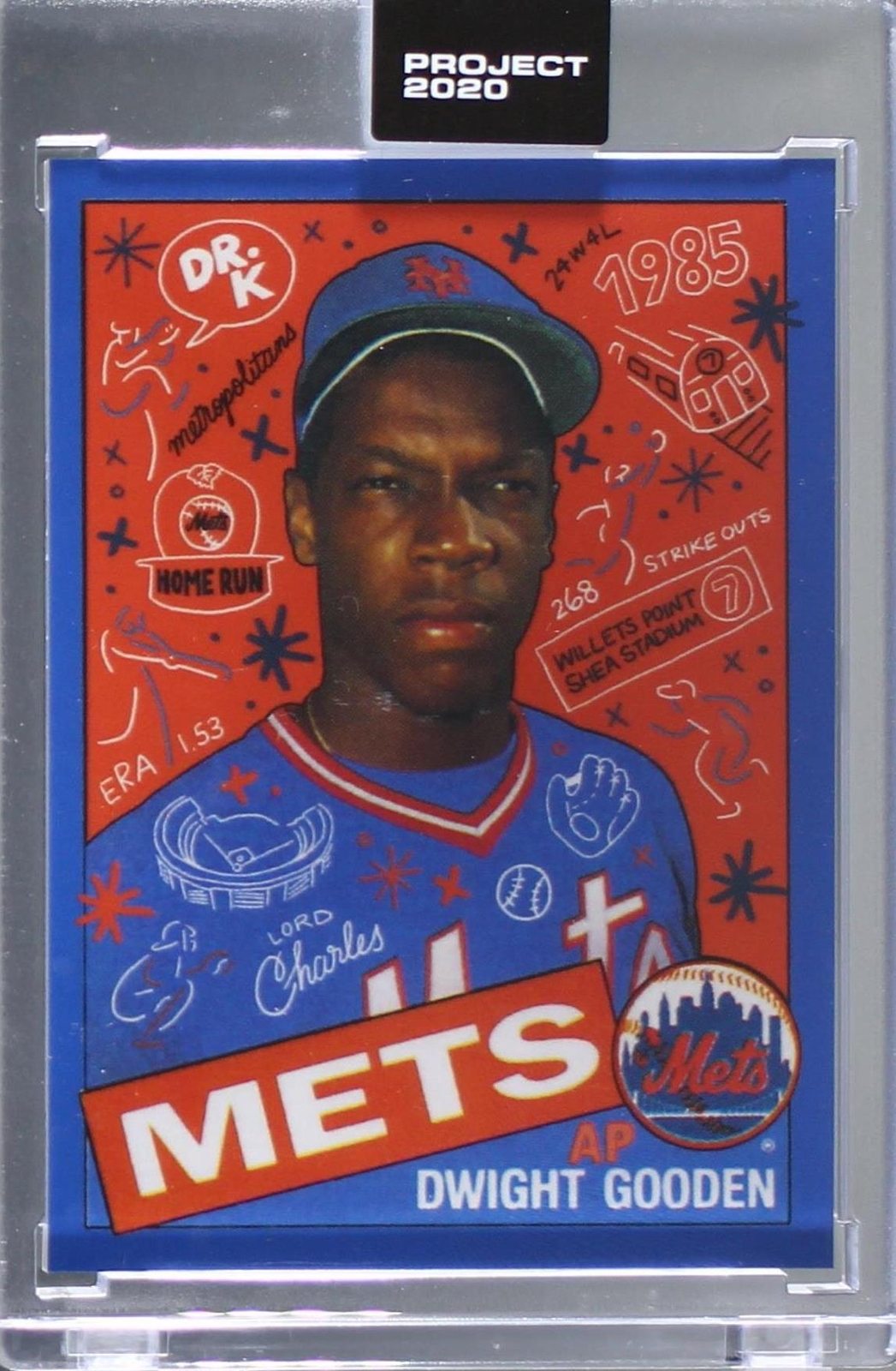 2020 Topps Project 2020 - 1985 Topps Sophia Chang #184 Dwight Gooden ...