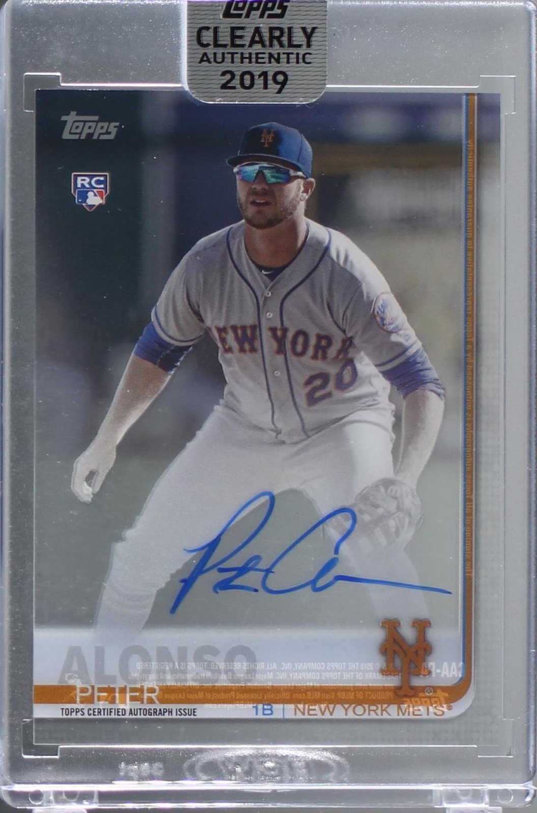 2019 Topps Clearly Authentic Autographs - #CAA-PA Pete Alonso (AU, RC ...