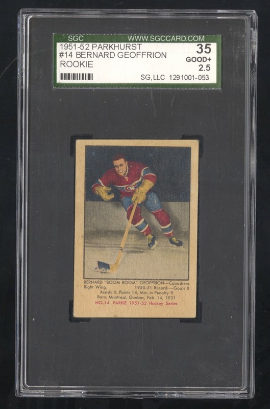 Parkhurst Hockey Cards for Sale with Ebay Auctions - Large Pictures