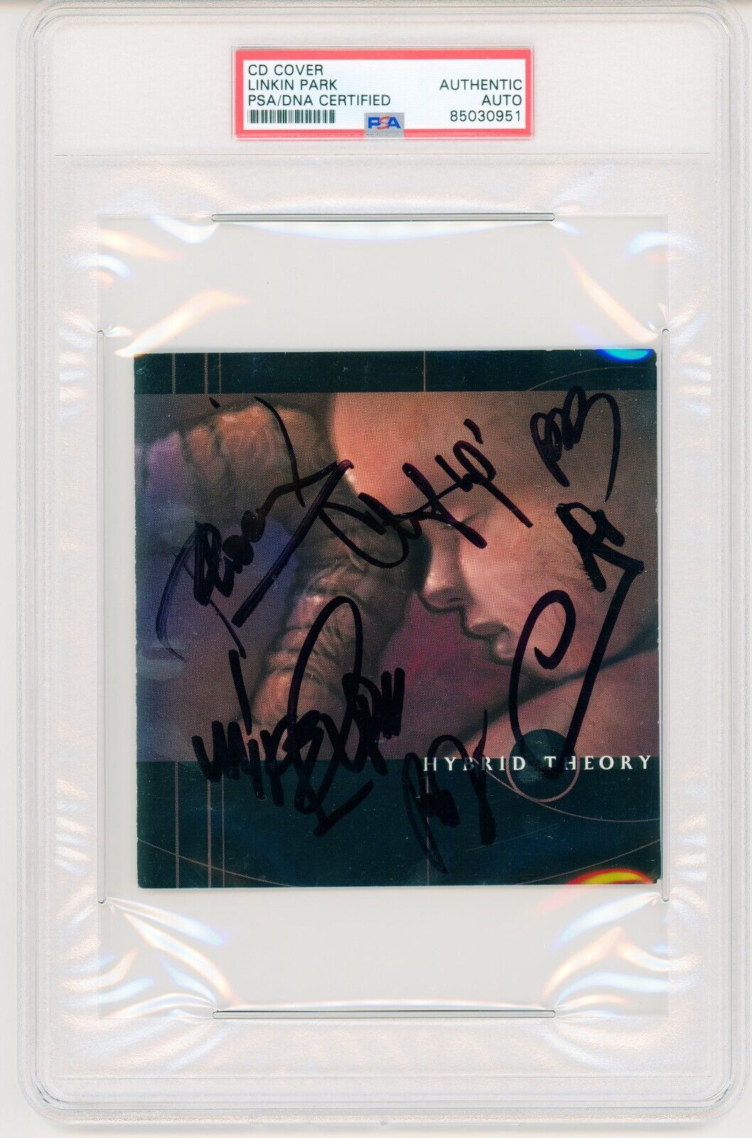 Linkin Park ~ Signed Hybrid Theory EP Autographed Chester Linkin Park ~ Signed Hybrid Theory EP Autographed Chester