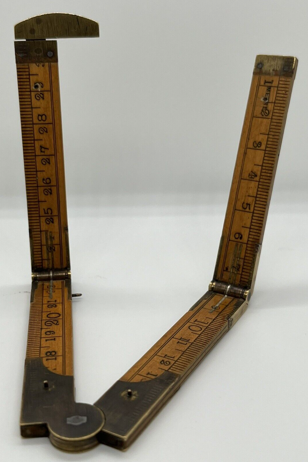 Antique J.Rabone&Sons No.1211 4-Fold Ruler 12Inch/30 cm Antique J.Rabone&Sons No.1211 4-Fold Ruler 12Inch/30 cm