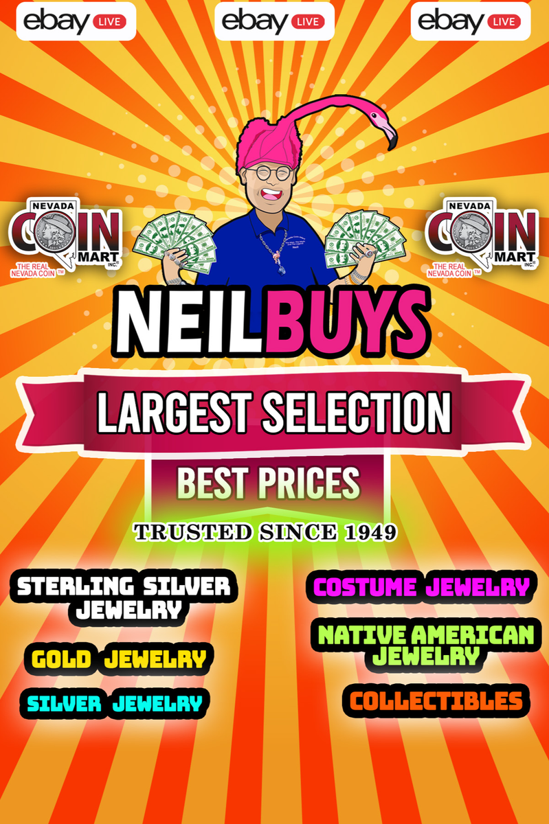 $ NEIL BUYS NCM LIVE SHOW $ JEWELRY, CURRENCY, COLLECTIBLES, & STAMPS # ...