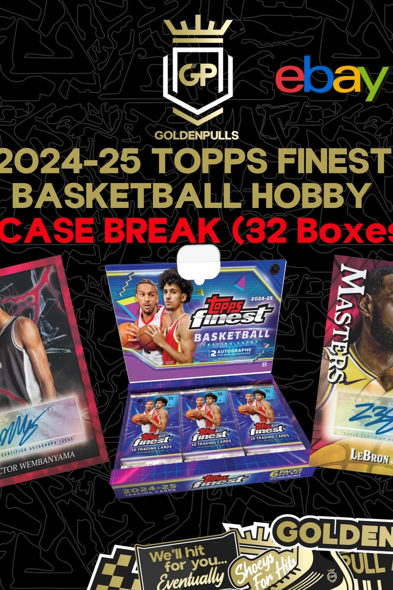 2024-25 Topps Finest BK 4 HOBBY CASE Break (32 Boxes) EL33 | eBay Live Video