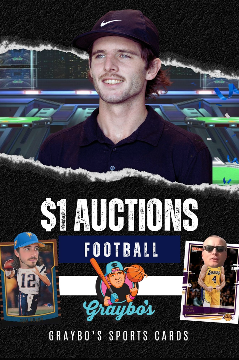 $1 Starts - Football Card Auctions | eBay Live Video
