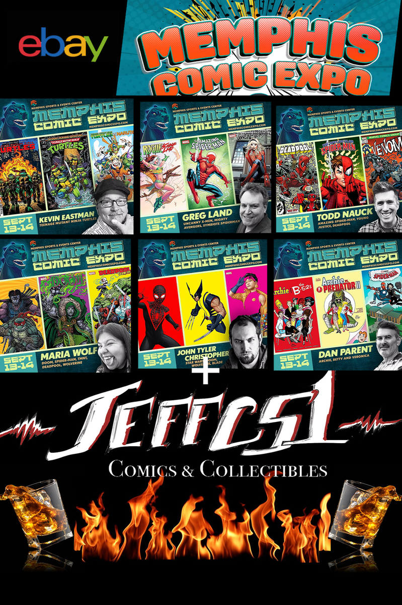 MEMPHIS COMIC EXPO LIVE - Eastman & JTC Signed Comics, & Exclusives ...