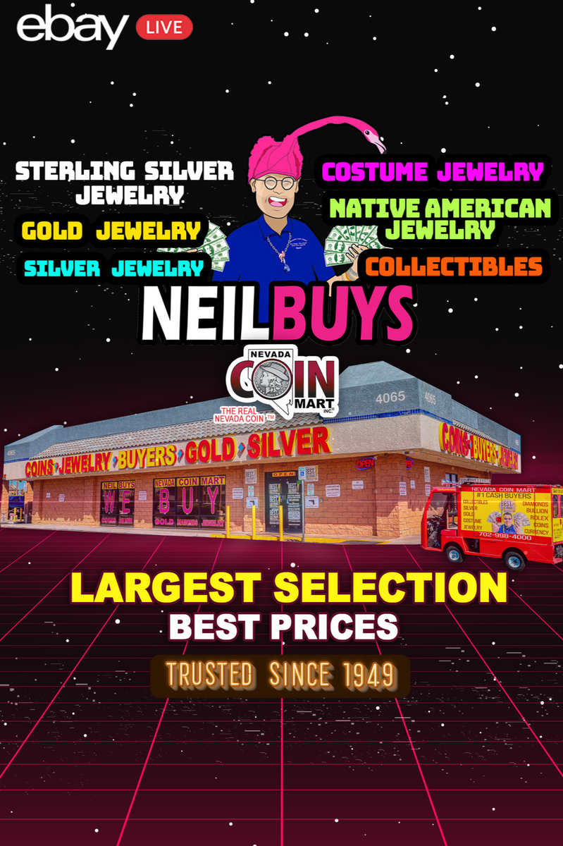 $ NEIL BUYS NCM LIVE SHOW $ JEWELRY, CURRENCY, COLLECTIBLES, & STAMPS # ...