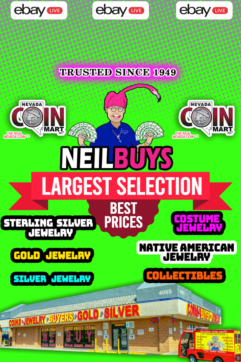 $ NEIL BUYS NCM LIVE SHOW $ JEWELRY, CURRENCY, COLLECTIBLES, & STAMPS # ...