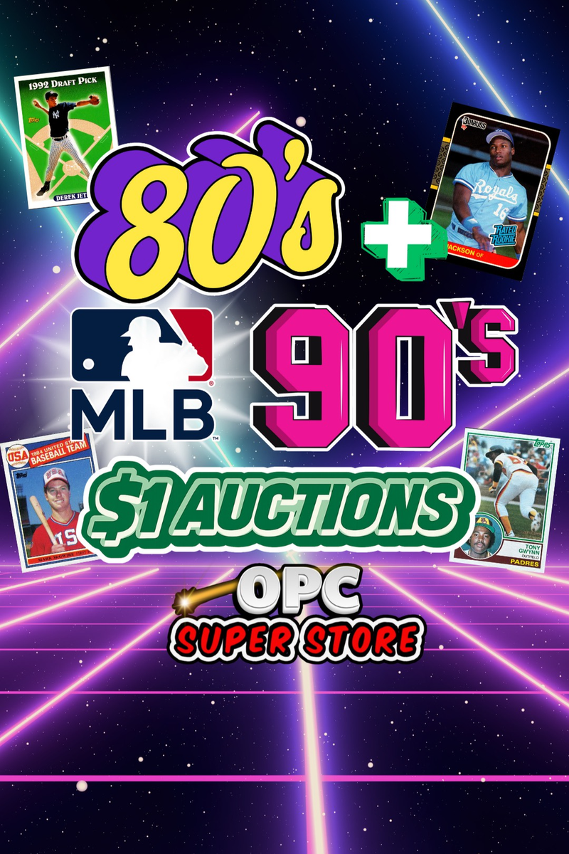 $1 Auctions All Day! 💥80's + 90's MLB | eBay Live Video