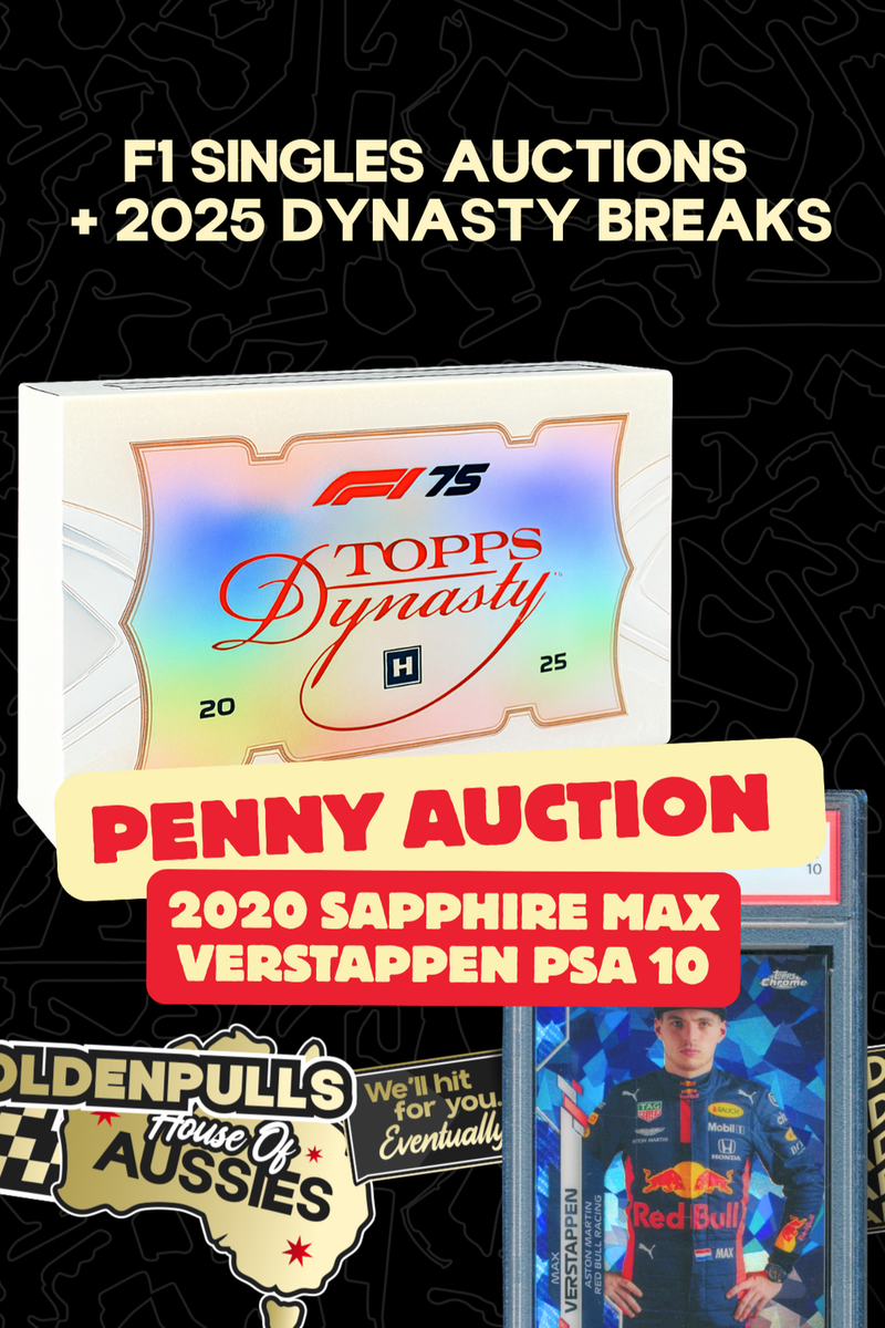 PSA 10 PENNY AUCTION $1 F1 Single Auctions + 2025 F1 Dynasty Breaks ...